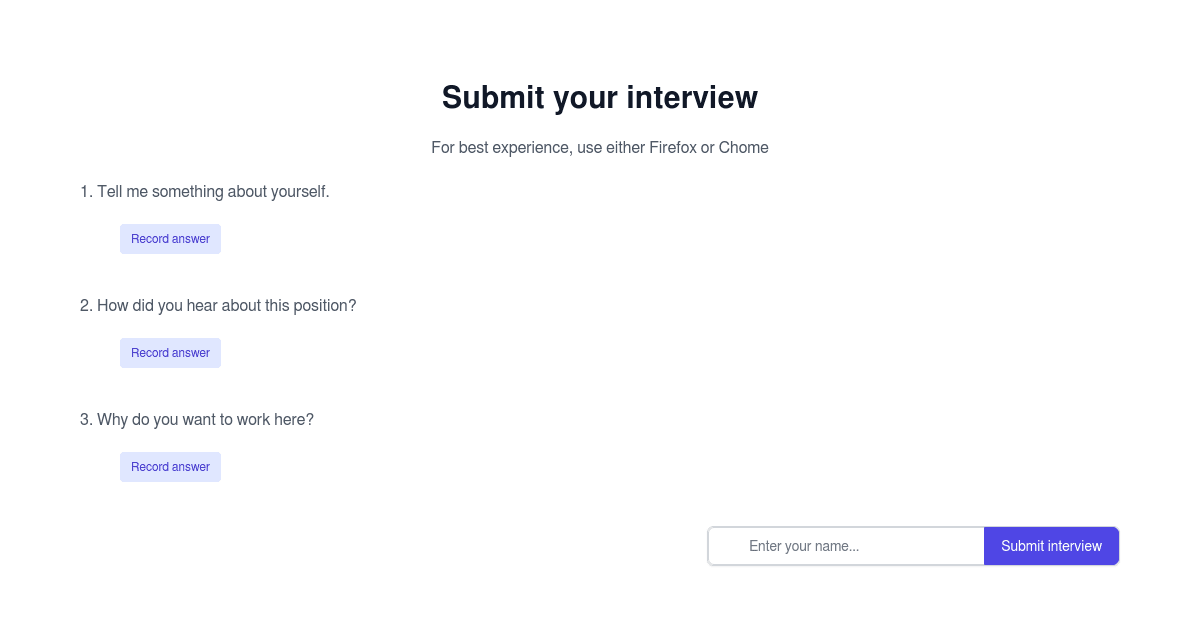 interview-recording - Codesandbox