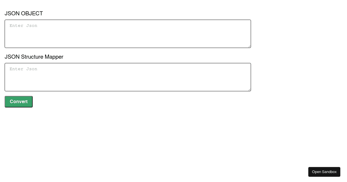 react-ts-json-structure - Codesandbox
