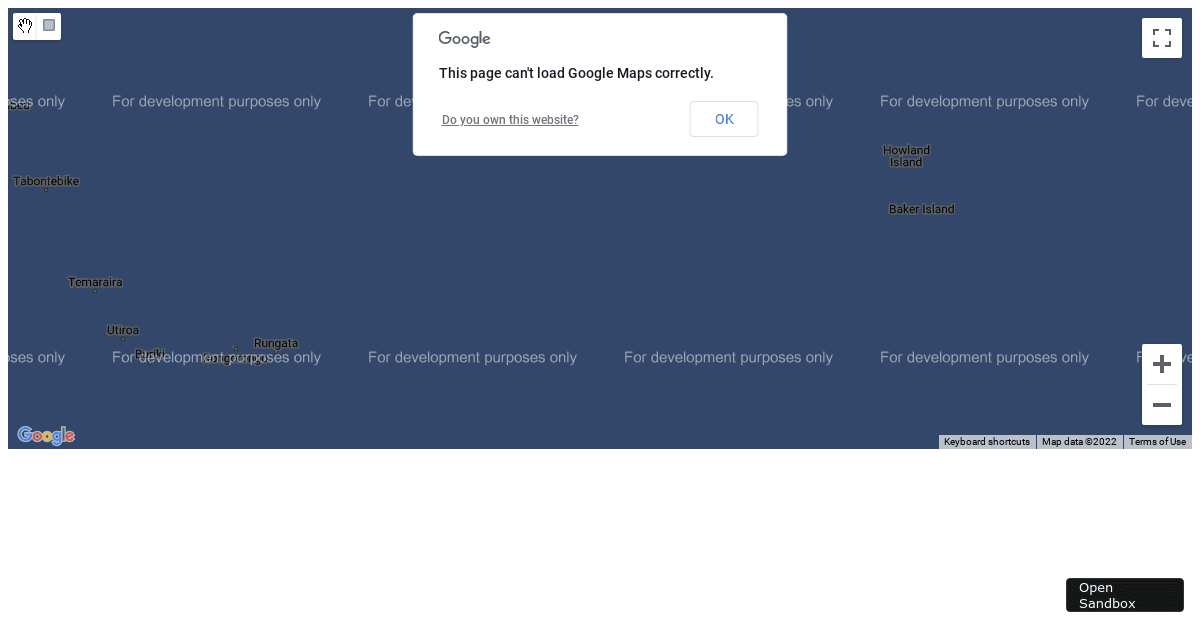 React google maps api Drawing Manager - Codesandbox