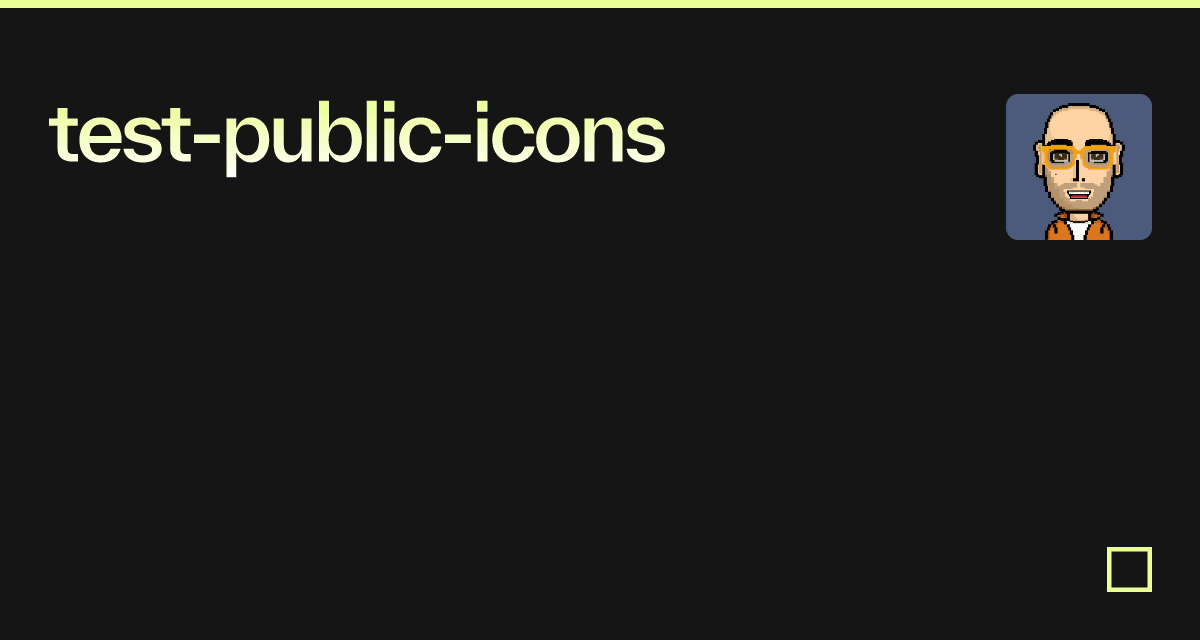 test-public-icons - Codesandbox