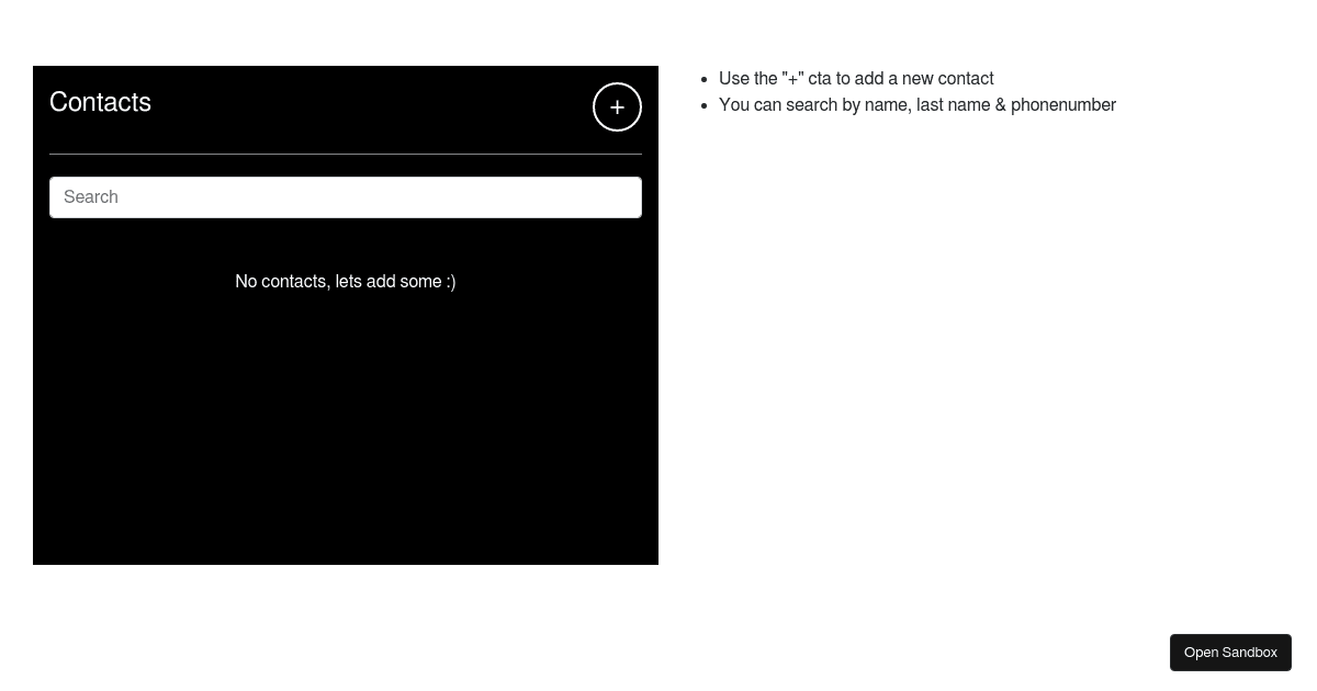 phonebook-rb - Codesandbox