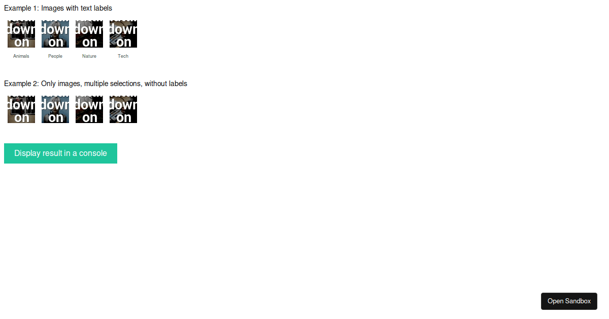 RFC - ImageSelect - Codesandbox