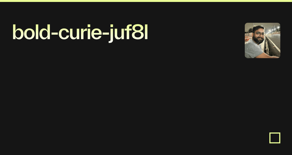 bold-curie-juf8l - Codesandbox