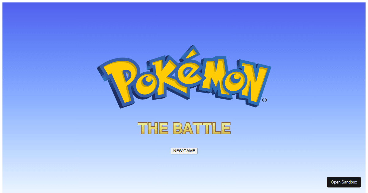 pokemon-battle - Codesandbox