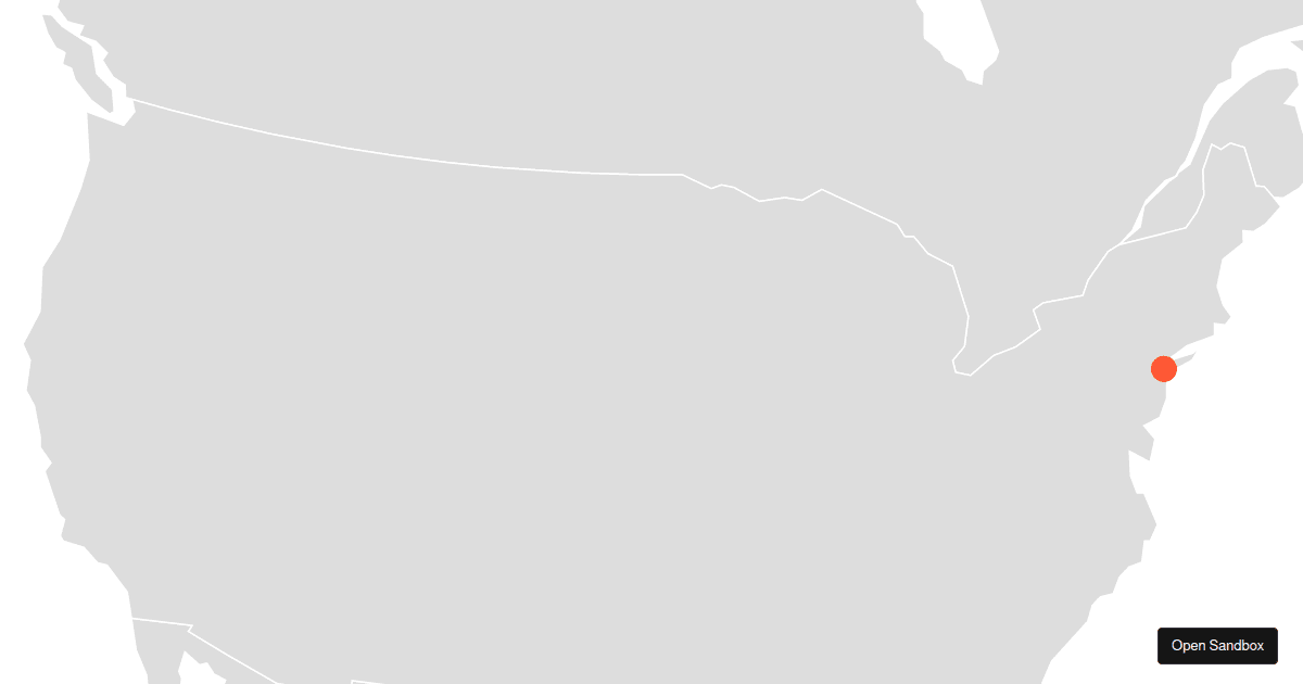 Basic Marker Example - Codesandbox