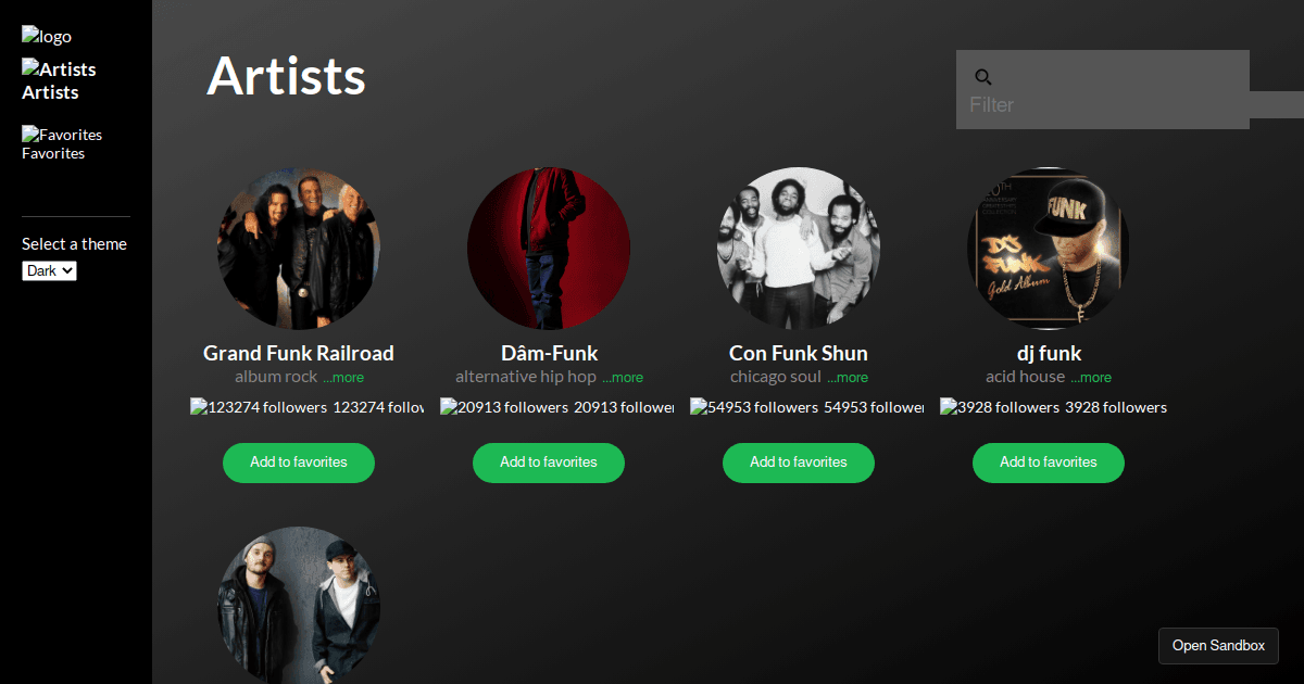 React Advanced - Base - Codesandbox