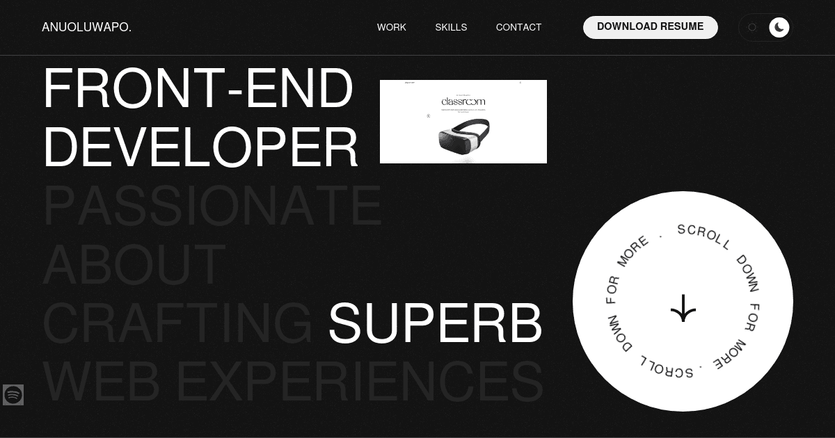 portfolio - Codesandbox
