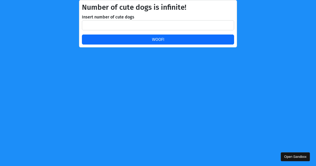 Doggiez - Codesandbox