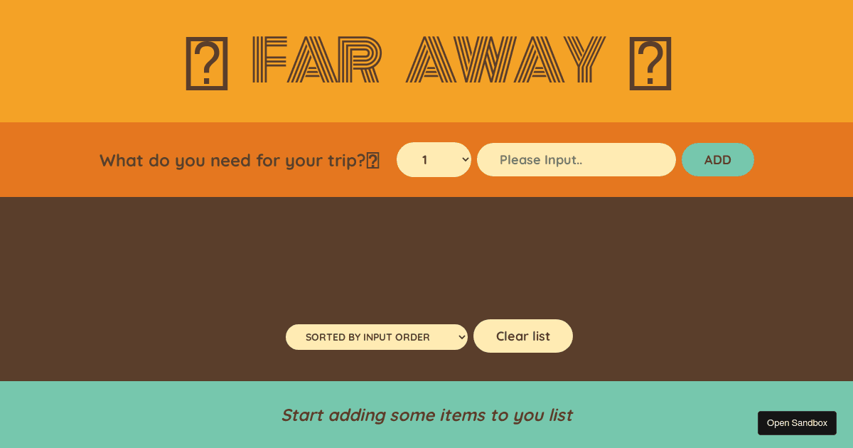 React_travel_list - Codesandbox