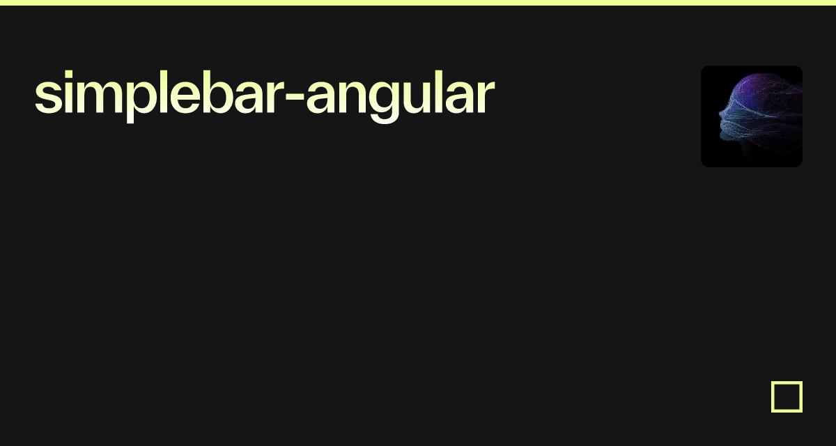 simplebar-angular - Codesandbox