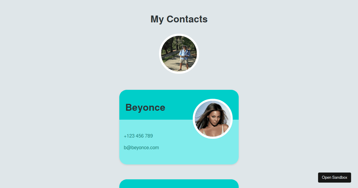 react-props-practice - Codesandbox