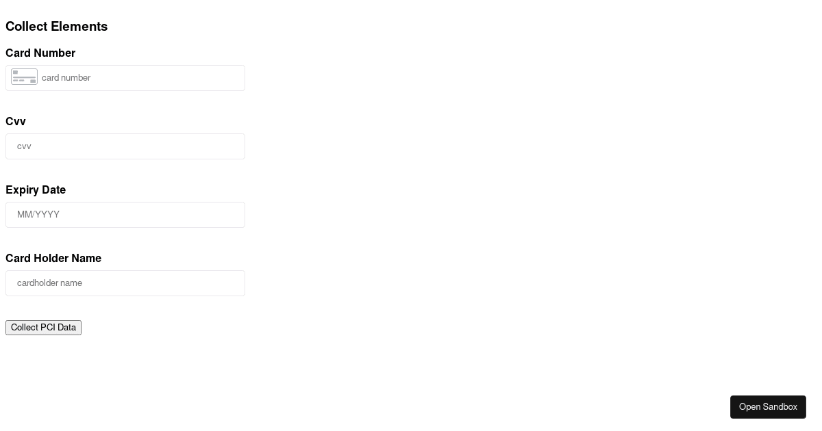 Test Demo - Codesandbox