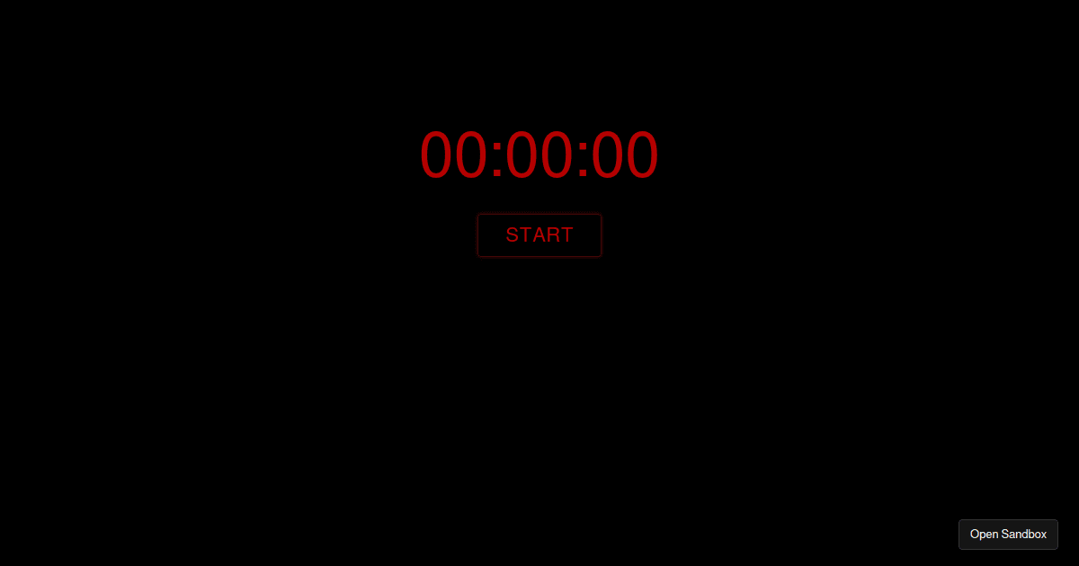 test stopwatch - Codesandbox