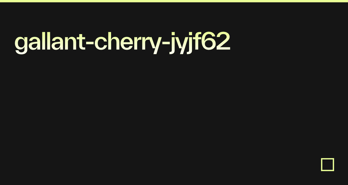 gallant-cherry-jyjf62 - Codesandbox