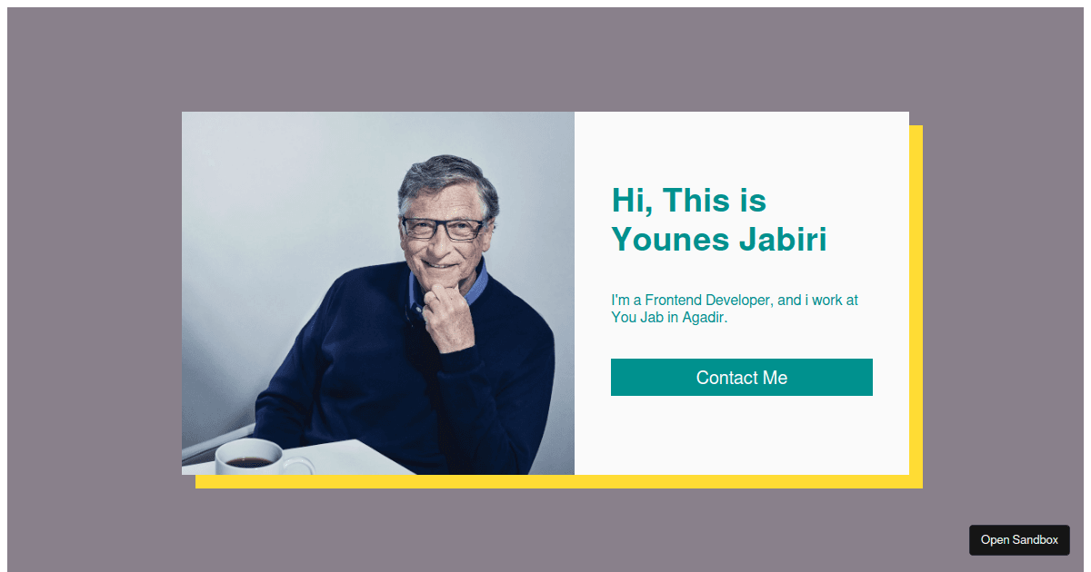 Bill Gates - Codesandbox