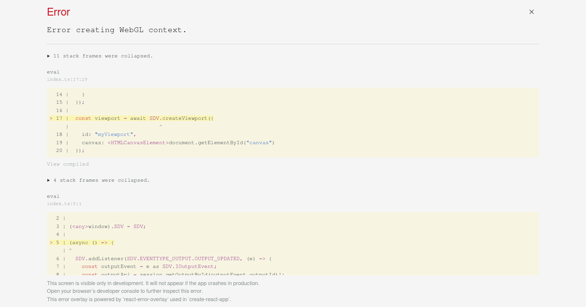 output updates - Codesandbox