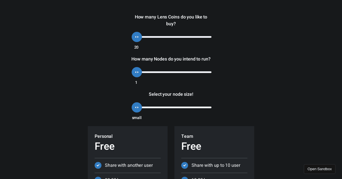 Coins Slider - Codesandbox