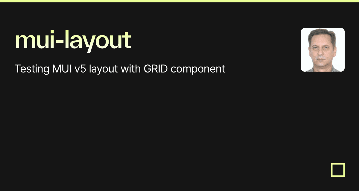 mui-layout - Codesandbox