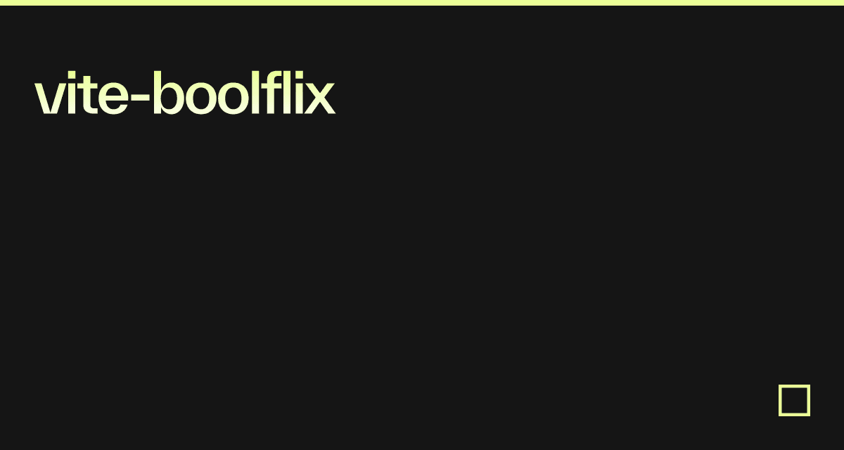 vite-boolflix - Codesandbox