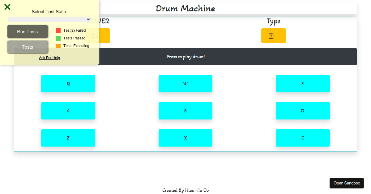 drum-machine - Codesandbox