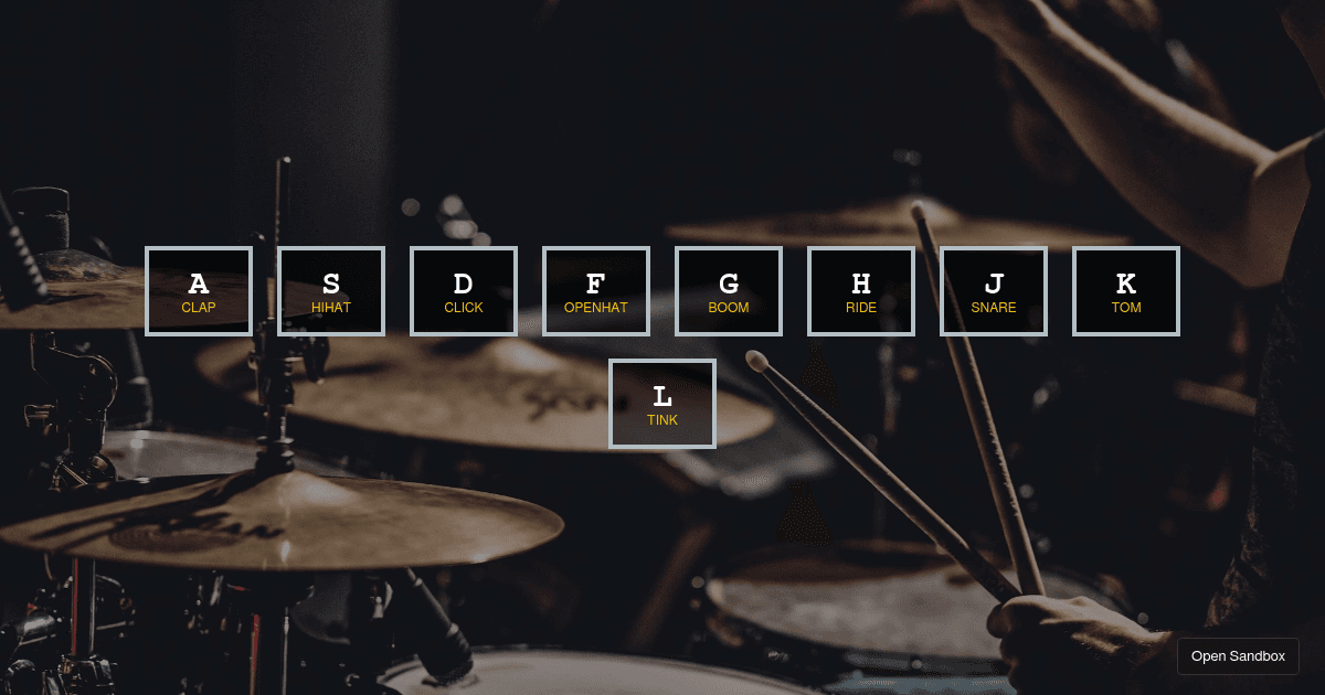 drum-kit - Codesandbox