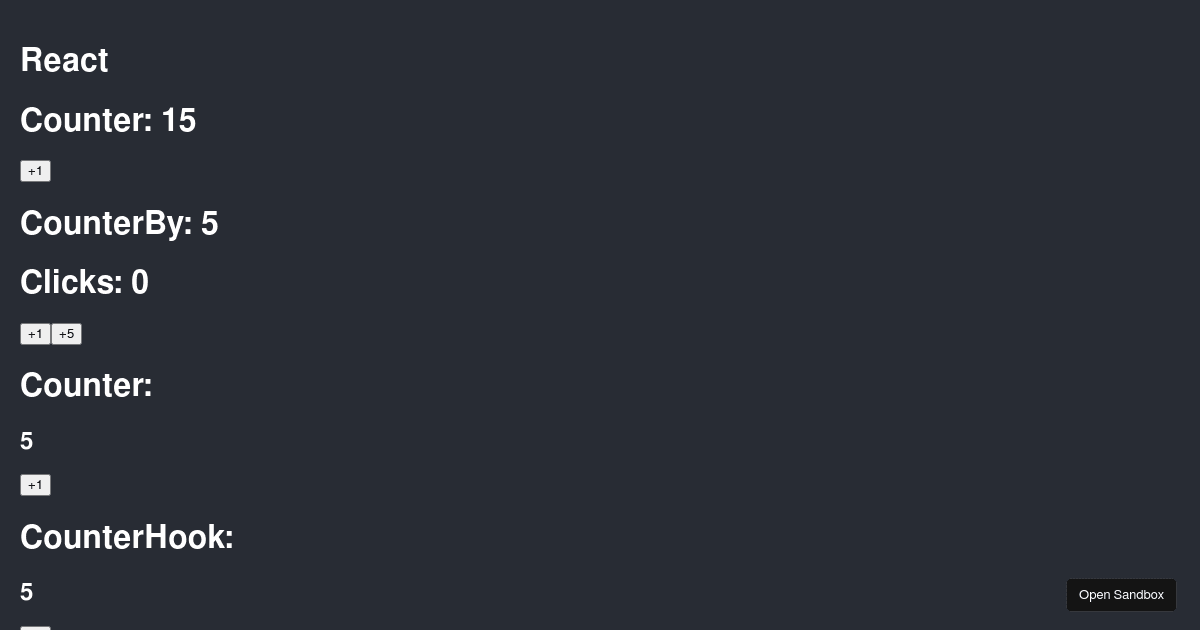 fh-react-bases - Codesandbox