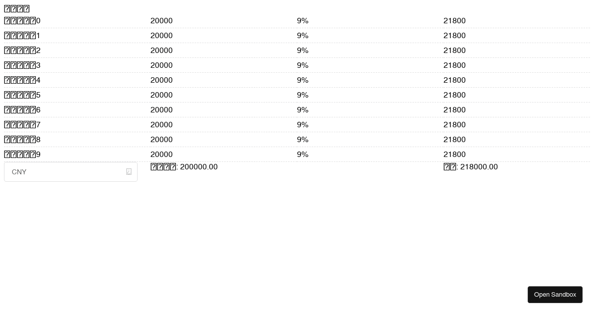 cost-reconstruction - Codesandbox