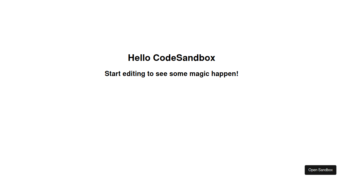 React Web Audio (forked) - Codesandbox