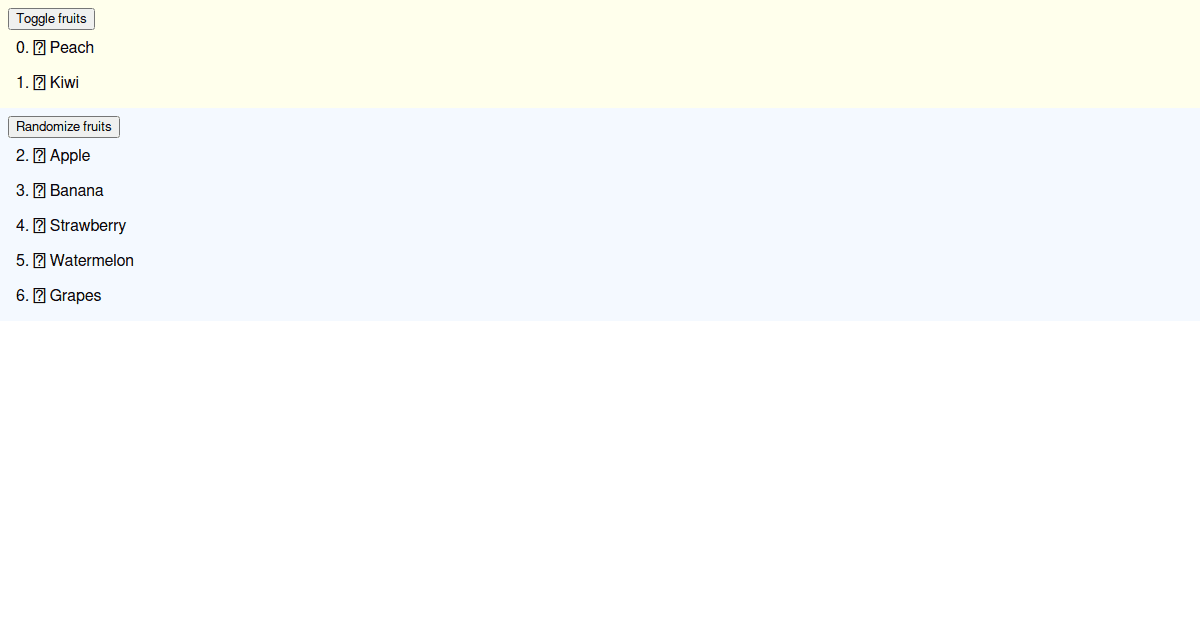 useItemList (useMutableSource) - Codesandbox