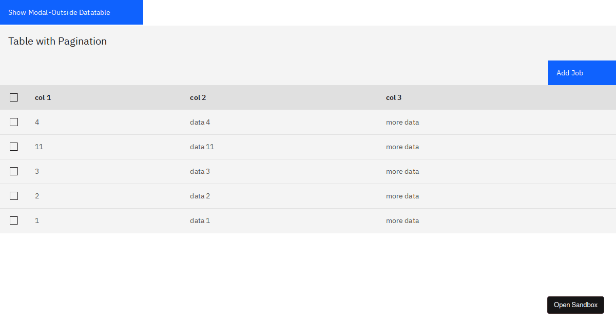 carbon-components-react - Codesandbox