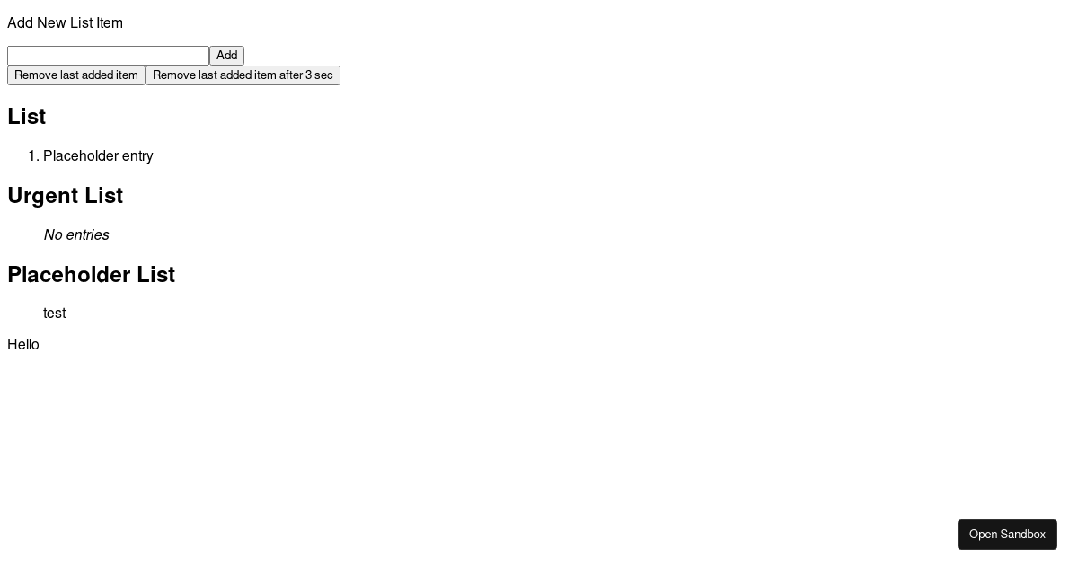Simple Redux Example - Codesandbox