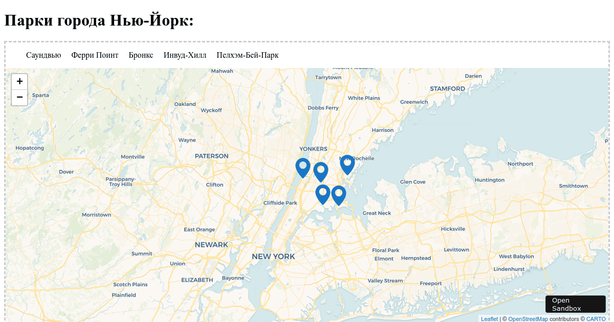 leaflet-in-react-typescript (forked) - Codesandbox