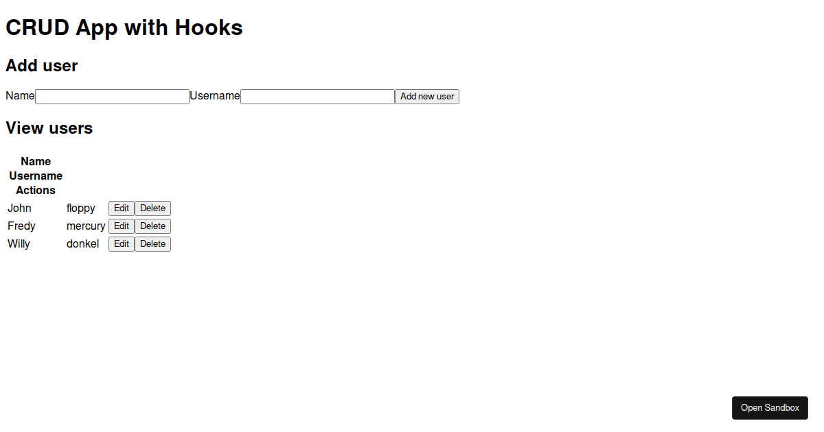 ReactTS-CRUD - Codesandbox