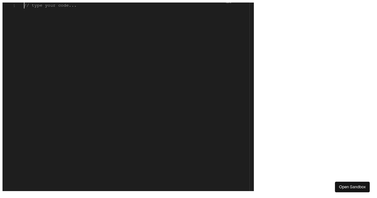 monaco-editor - Codesandbox