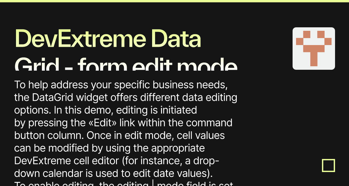 Devextreme Data Grid Form Edit Mode Tests Codesandbox