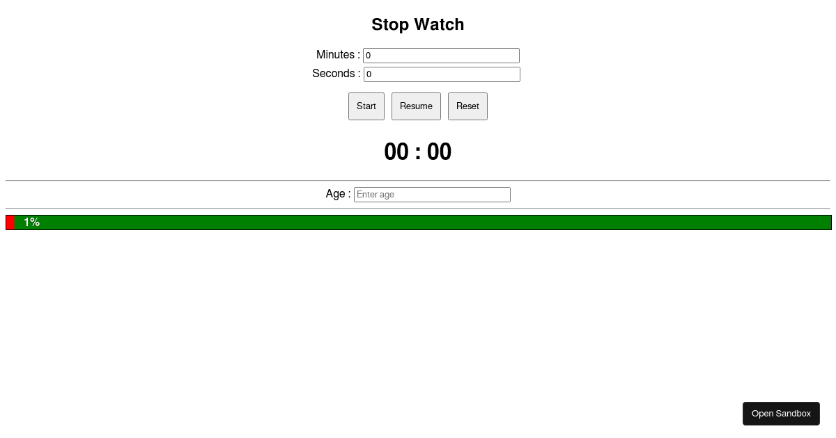 React-Interview-Task - Codesandbox