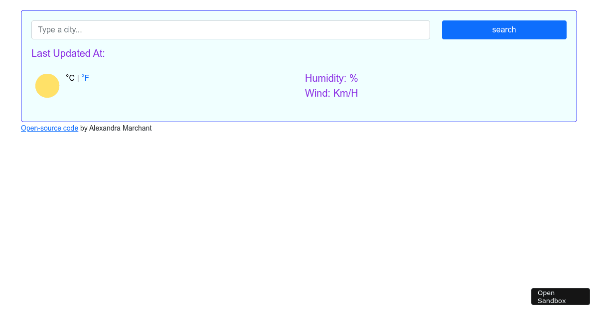 scp-final-project-weather-app-2 - Codesandbox