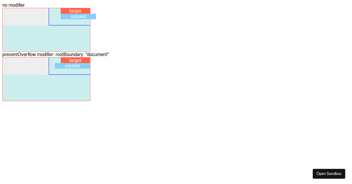 react + popperjs + zoom page demo - Codesandbox