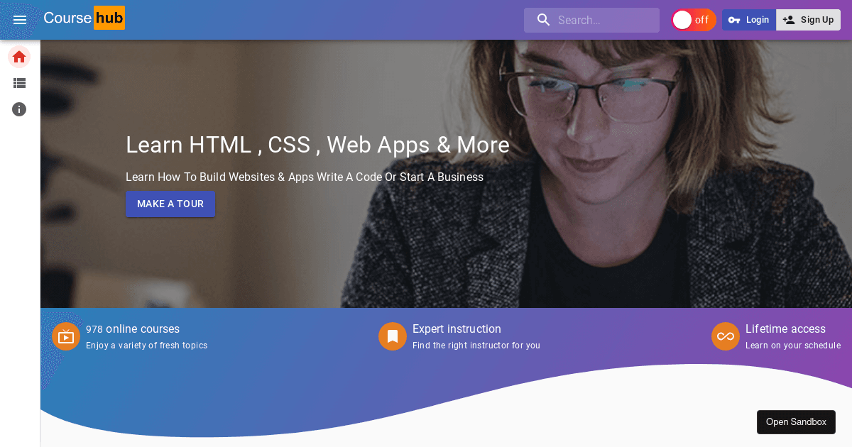 CourseHub - Codesandbox