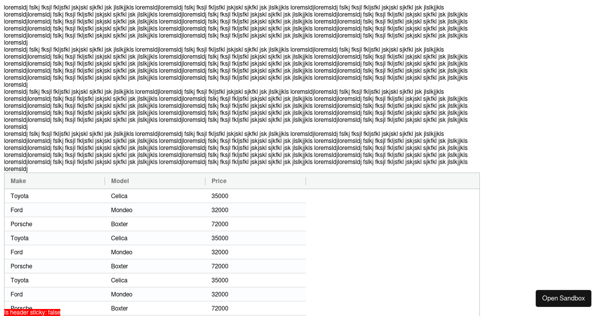 ag-grid-sticky-header (forked) - Codesandbox