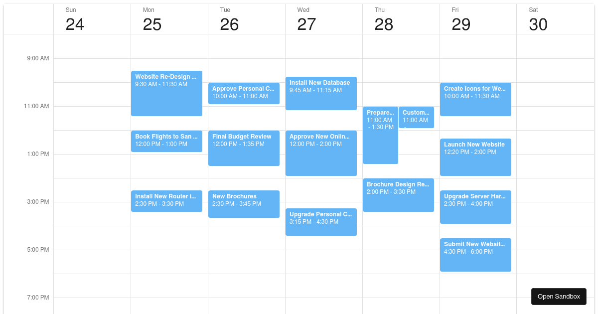 Devextreme React Scheduler For Material Ui Codesandbox