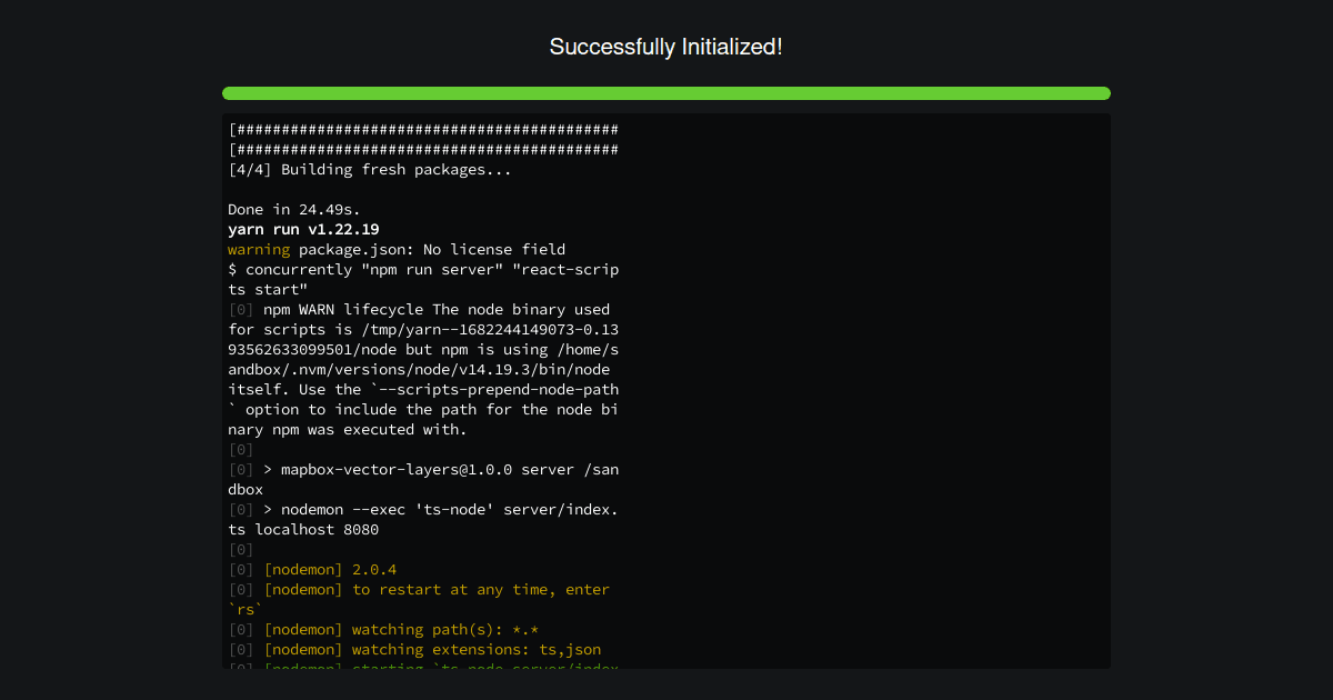 Mapbox - Vector Layers (forked) - Codesandbox