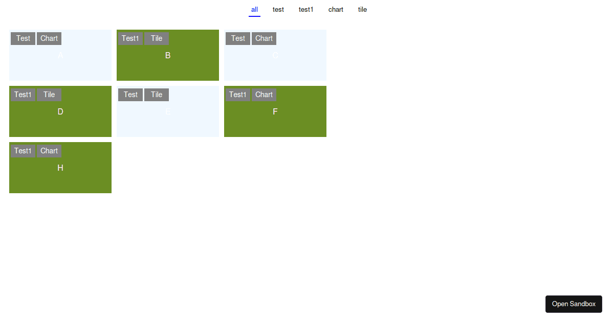 react-isotope - Codesandbox