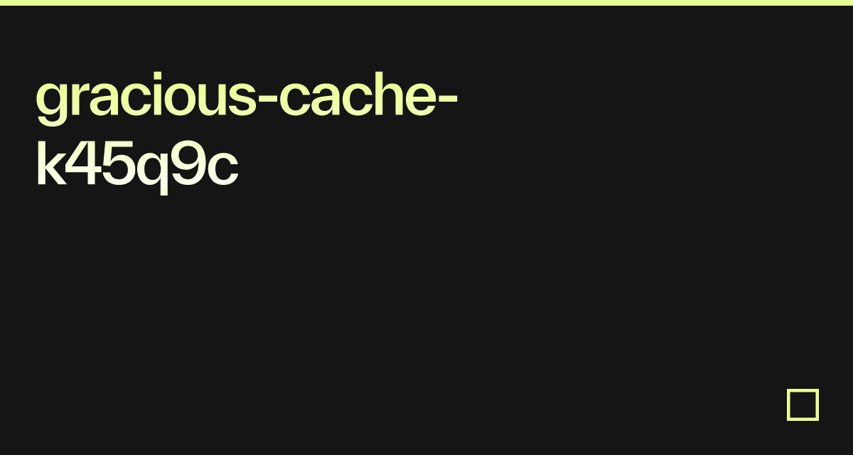 gracious-cache-k45q9c - Codesandbox