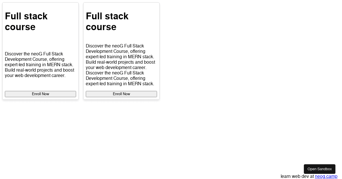 two-cards-grow-challenge - Codesandbox