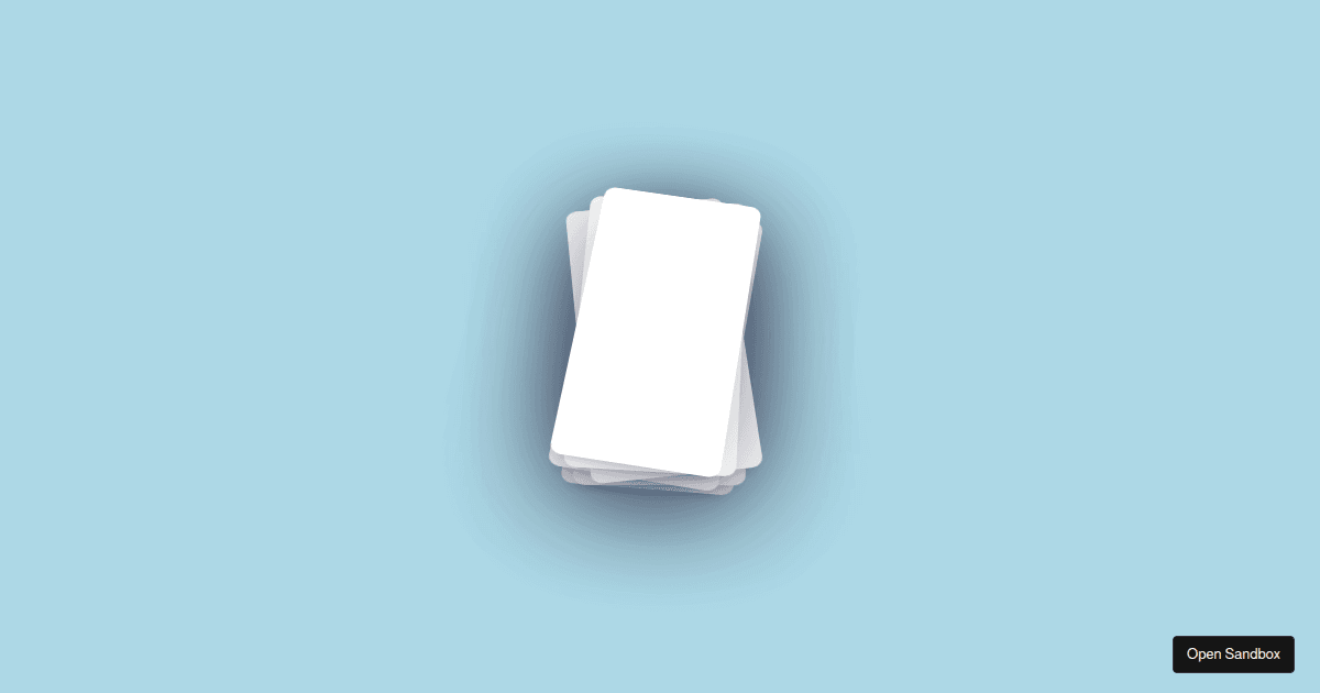 spring-cards-stack - Codesandbox