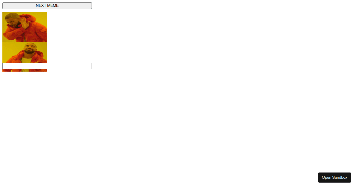 React Meme Factory - Codesandbox