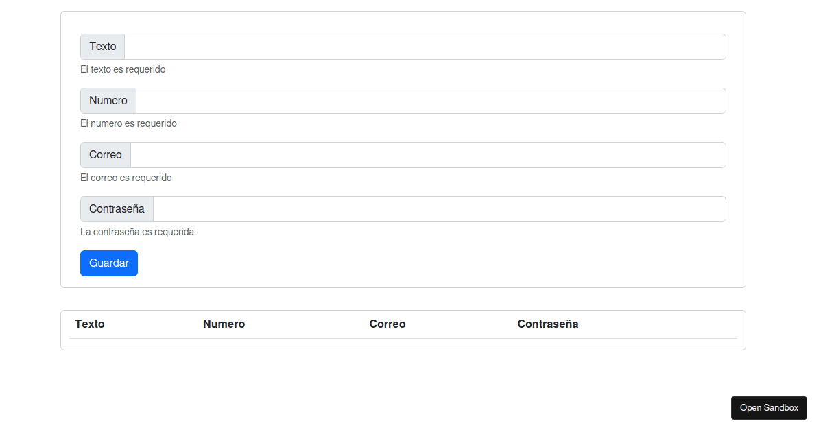 formulario-granados - Codesandbox