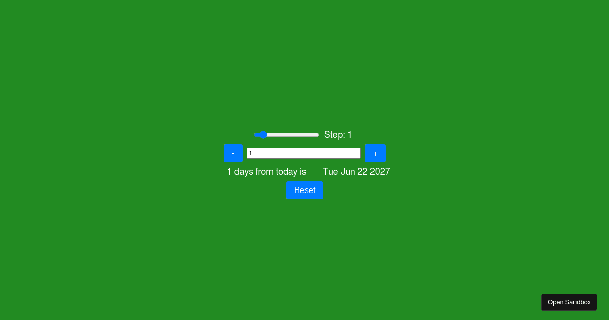 date-Counter(V2) - Codesandbox