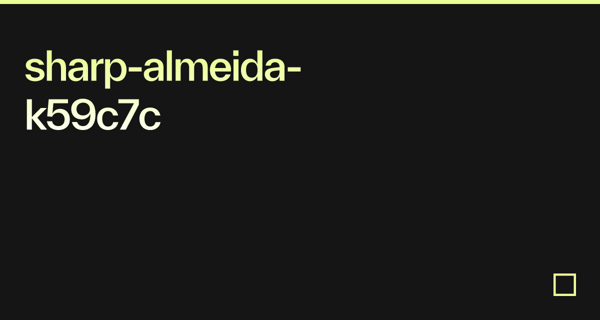 sharp-almeida-k59c7c - Codesandbox